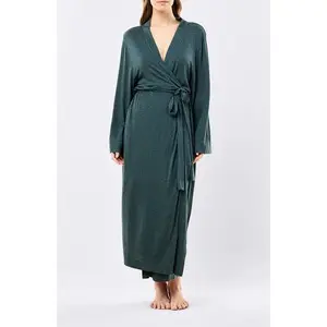 PAPINELLE Kate Modal Soft Maxi Robe - Deep Emerald