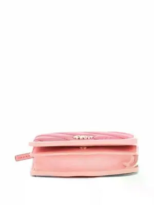 Gucci Gg Marmont Flap Case Diagonal Quilted Leather Card Holder