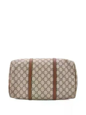 Gucci Nice Convertible Boston Bag Gg Coated Canvas Medium Satchel