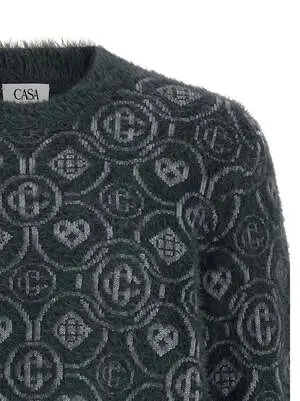 Casablanca Fluffy Monogram' Sweater