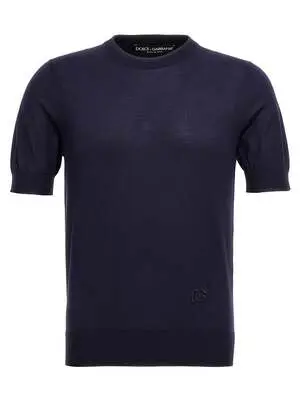 Dolce & Gabbana Logo Sweater - Blue