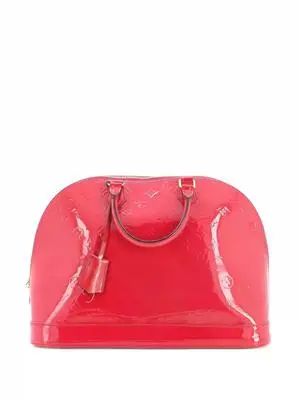 LOUIS VUITTON Alma Handbag Monogram Vernis Gm Satchel