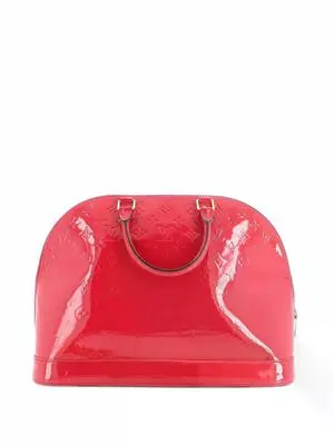 LOUIS VUITTON Alma Handbag Monogram Vernis Gm Satchel