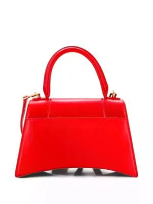 Balenciaga Hourglass Top Handle Bag Leather Small Satchel