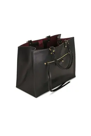 Balenciaga Le City Large Sleek Tote Bag In Black