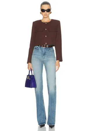 Citizens Of Humanity Sophia Jacket In Burgundy