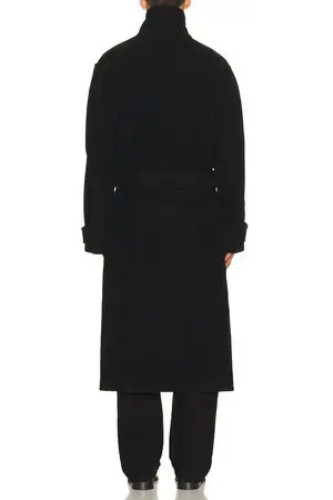 LEMAIRE Double Wool Wrap Coat
