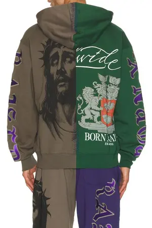 BORN X RAISED Mashup Zip-up Hoodie