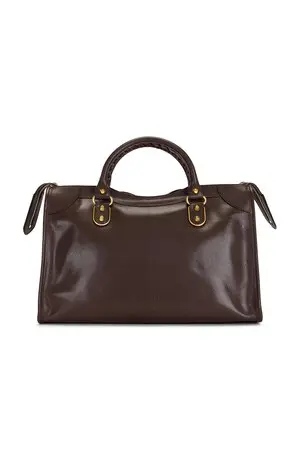Balenciaga Le City Uptown Medium Bag In Chocolate