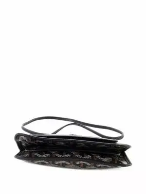 Goyard Plumet Clutch Wallet Coated Canvas Crossbody Bag