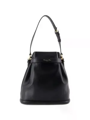Dior C'est Leather Medium Bucket Bag