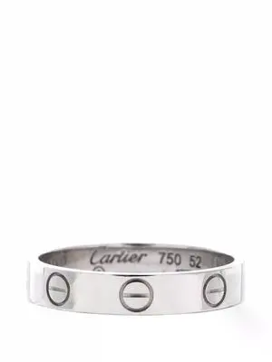 Cartier Love Wedding Band 18k White Gold Ring