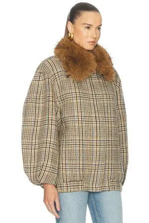 Ronny Kobo Savannah Jacket In Beige