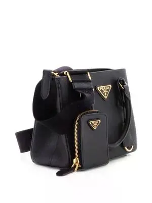 Prada Re-edition Galleria Saffiano Leather Micro Tote Bag