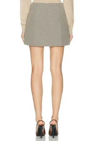 Ronny Kobo Renelle Skirt In Brown