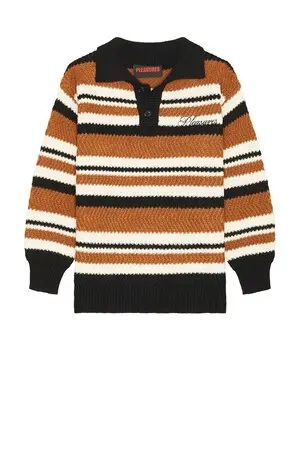 PLEASURES Cooper Polo Sweater