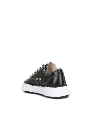 Mihara Yasuhiro Peterson23 Wrinkled Leather Lowtop Sneakers