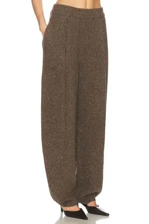 HELSA Dosela Fleck Knit Pant In Brown