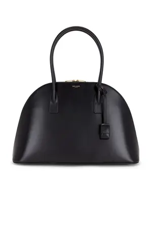 Saint Laurent Sac De Jour Demilune Bag In Black