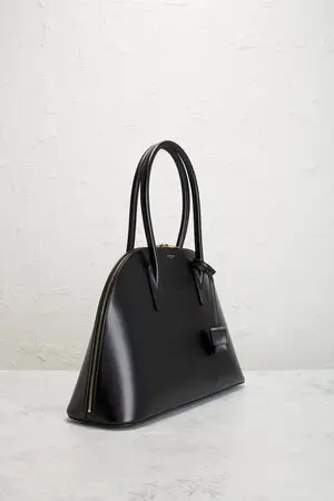 Saint Laurent Sac De Jour Demilune Bag In Black