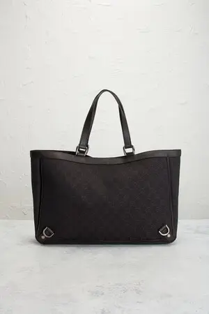 Gucci Abbey Tote Bag In Chocolate