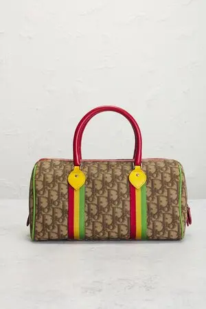 Dior Vintage Trotter Rasta Boston Bag