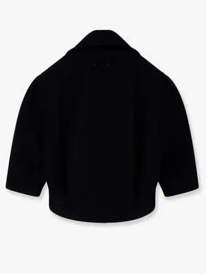Balenciaga Compact Doublewool Cocoon Peacoat
