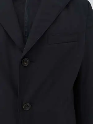 Corneliani Casual Nylon Coat With Virgin Wool Lining