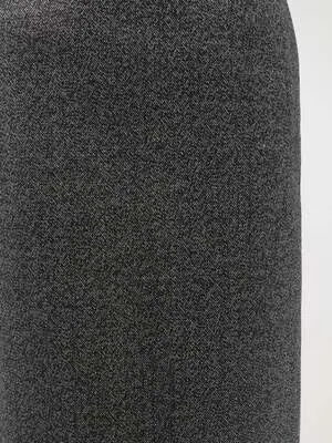 R2W Tweed Wool Midi Skirt
