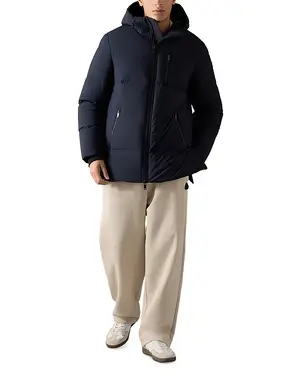 Moose Knuckles Soho 3q Down Jacket - Navy