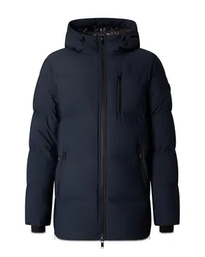 Moose Knuckles Soho 3q Down Jacket - Navy