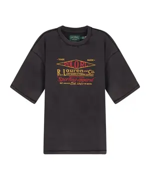 Polo Ralph Lauren Graphic Washed T-shirt - Black