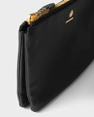 Prada Leather Zipper Pouch
