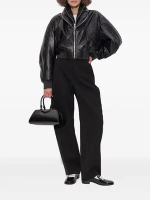 Givenchy Leather Bomber Jacket - Multicolor