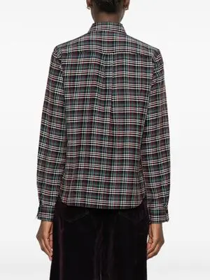 FORTE_FORTE Cotton Blend Tartan Shirt