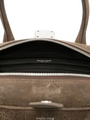 GOLDEN GOOSE Vita Suede Leather Handbag