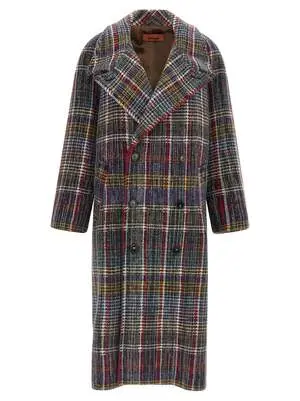 Missoni Raglan Over Coat - Multicolor