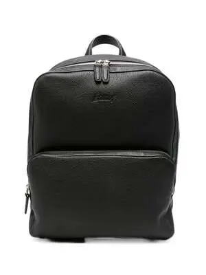 Brioni Leather Backpack - Multicolor