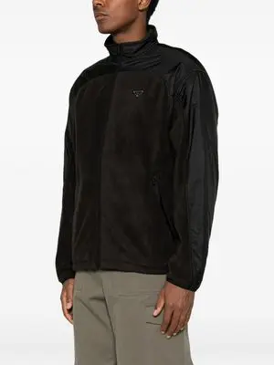 Prada Re-nylon And Fleece Blouson Jacket