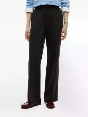 Tommy Hilfiger Pressed-crease Wide-leg Trousers