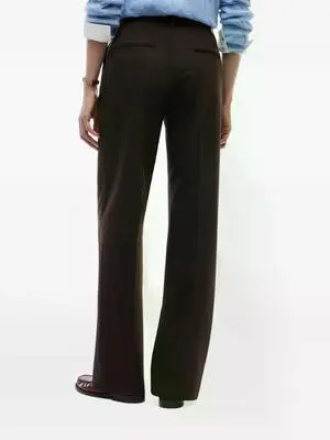 Tommy Hilfiger Pressed-crease Wide-leg Trousers