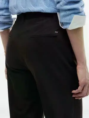 Tommy Hilfiger Pressed-crease Wide-leg Trousers