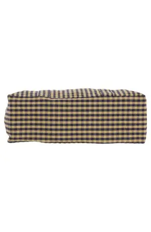 DAMSON MADDER Organic Cotton Gingham Canvas Tote