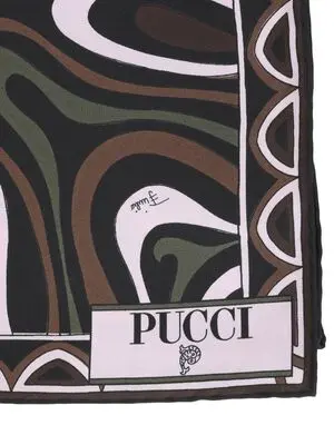 Emilio Pucci Printed Silk Foulard - Multicolor