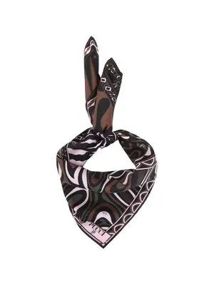 Emilio Pucci Printed Silk Foulard - Multicolor