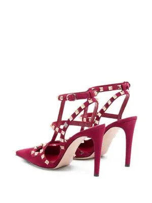 Valentino Garavani Rockstud Suede Leather Pumps