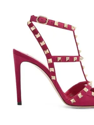 Valentino Garavani Rockstud Suede Leather Pumps