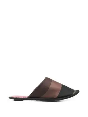 Emilio Pucci Silk Slippers - Multicolor