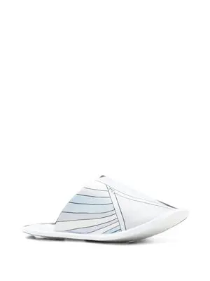 Emilio Pucci Silk Slippers - Multicolor