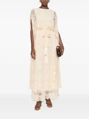 Zimmermann Valiant Laced Caped Dress